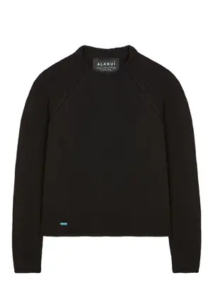 Alanui Cashmere-cotton Jumper - Black