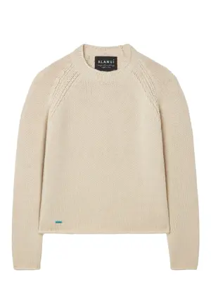 Alanui Cashmere-cotton Jumper - Neutrals