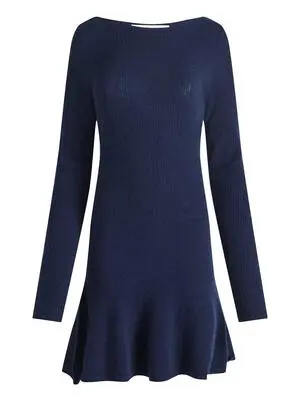 PEACHY DEN Claudine Knit Dress - Midnight