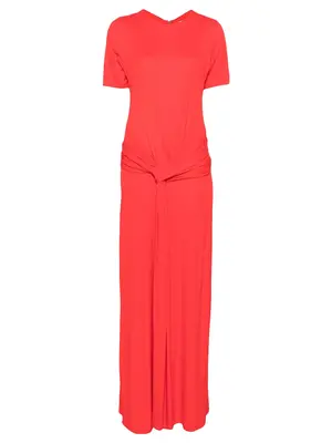 Simkhai Draped Maxi Dress - Red
