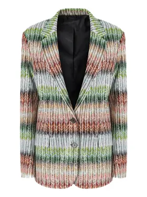 Missoni Zigzag-woven Blazer - Green