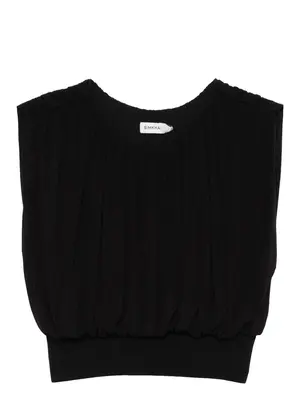 Simkhai Allegra Crop Top - Black