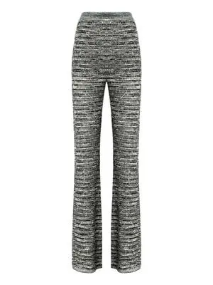 Missoni Sequin-embellished Flared Trousers - Green