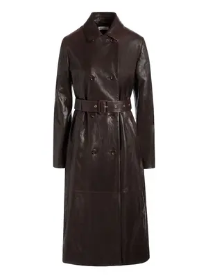 BALLY Bally Belted Leather Coat