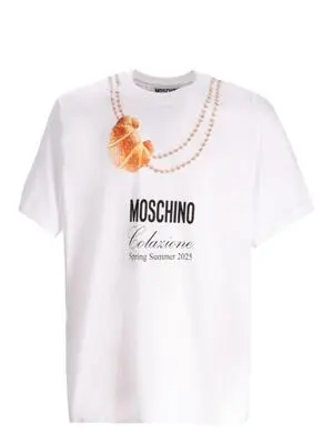 Moschino Printed T-shirt - White