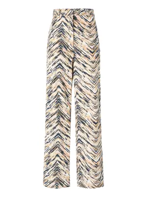 Missoni Zigzag-pattern Palazzo Pants - Neutrals