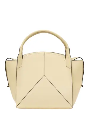 Victoria Beckham Leather Tote - Neutrals