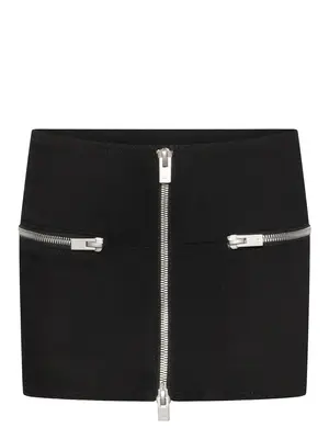 HELIOT EMIL Tritor Mini Skirt - Black