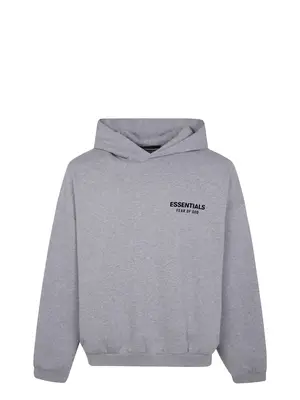 Fear Of God Raised-logo Hoodie - Grey