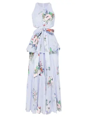 Zimmermann Everley Maxi Dress - Blue