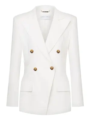 Alberta Ferretti Double-breasted Blazer - White