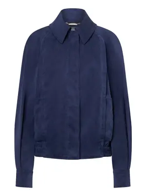 ALBERTA FERRETTI Alberta Ferretti Lyocell Bomber Jacket