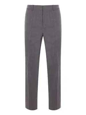 JIL SANDER Slim-fit Wool Trousers - Grey