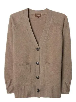 GOBI MONGOLIAN CASHMERE Relaxed-fit Cashmere Cardigan - Taupe