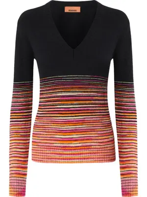 Missoni Dégradé-effect Cashmere Sweater - Black