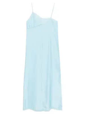 MAISON MARGIELA MM6 Maison Margiela Asymmetric Silk Maxi Dress