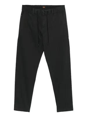 BOSS Tapered Trousers - Black