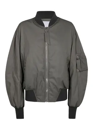 Attico Anja Bomber Jacket - Green