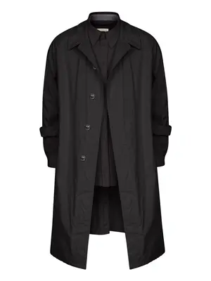 MAISON MARGIELA Layered Trench Coat - 900 Black