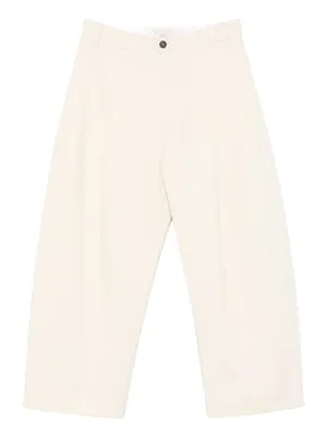 Studio Nicholson Pleat-detail Trousers - Neutrals