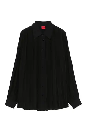 Hugo Pleated Shirt - Black