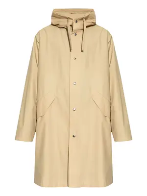 JIL SANDER Logo-print Raincoat - Neutrals