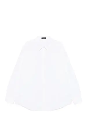 Balenciaga Logo-embroidered Shirt - White