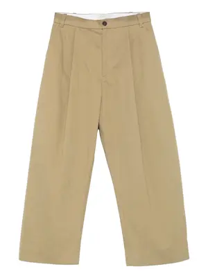 Studio Nicholson Pleated Wide-leg Trousers - Neutrals