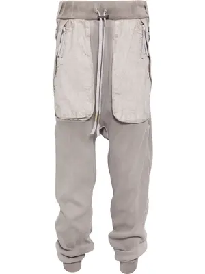Boris Bidjan Saberi Drawstring Drop-crotch Trousers - Grey