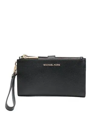 Michael Kors Double-zip Wallet - Black