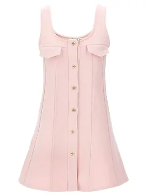 GANNI A-line Mini Dress - Pink