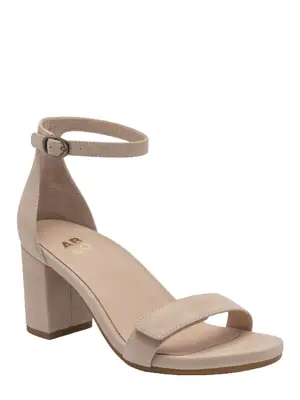 ABEO ABEO Tempo Strap Heeled Sandals Cuban Sand Nubuck - Regular