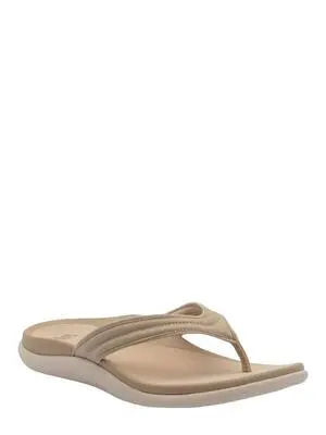ABEO Laguna Thin Strap Flip Flops - Sand - Metatarsal