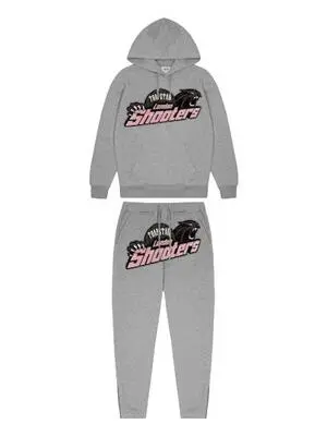 Trapstar Shooters Tracksuit - Grey/pink