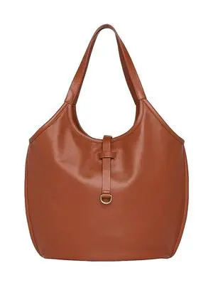 Whistles Leonora Leather Tote - Brown