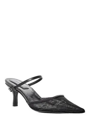 Simkhai Kieran Mesh Buckle Pumps - Black