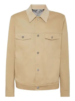 BILLIONAIRE Cotton Jacket - Neutrals