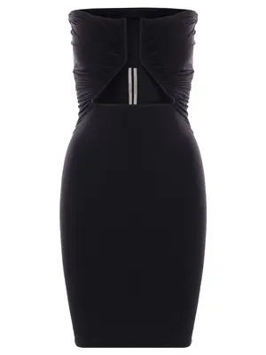 Rick Owens Prong Mini Dress - Black