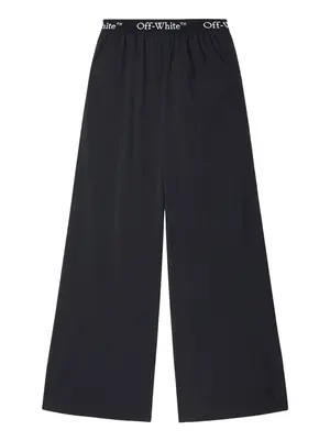 Off-White Nylon Joggers Pants - Black