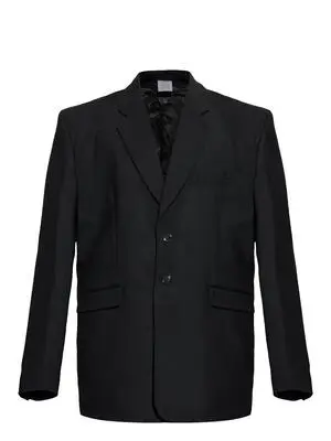 Vetements Embroidered Blazer - Black