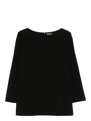 GIANLUCA CAPANNOLO Vanessa Tunic Top - Black