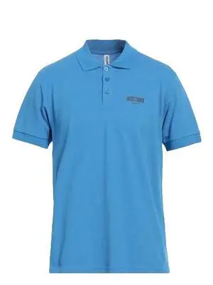 Moschino Polo Shirt Emerald Size Cotton - Blue