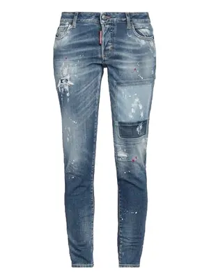Dsquared2 Skinny Low-waisted Jeans - Blue