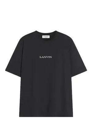 LANVIN Embroidered T-shirt - Black