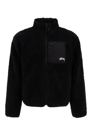 StÜssy Reversible Sherpa Jacket - Black