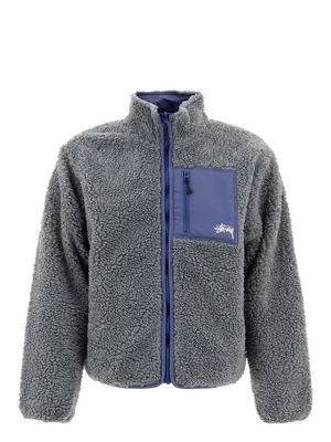 StÜssy Reversible Sherpa Jacket - Blue