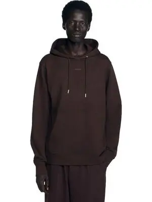 Sandro Logo Hoodie - Chocolate