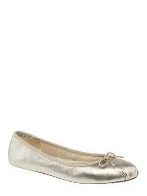 GRACE FOOTWEAR Reims Ballerina - Light Gold
