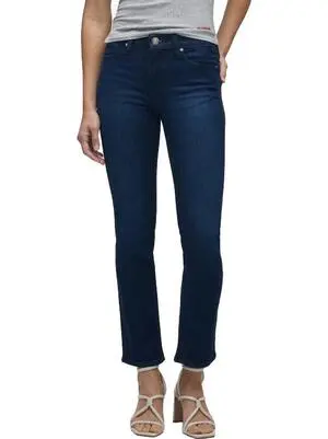 Hudson Jeans Nico Mid-rise Straight Crop Jeans - Rescue