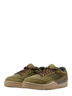 JORDAN Flight Court Sneaker Medium Olive/black